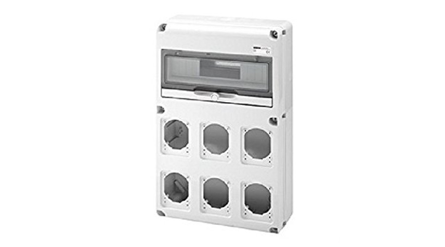 Gewiss GW68008N elosztó doboz IP55 12 modul 6 fészek