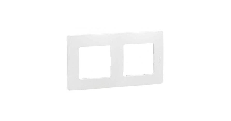 Legrand 774452 Valena 2-es keret vízszintes fehér - Szerelvények ...